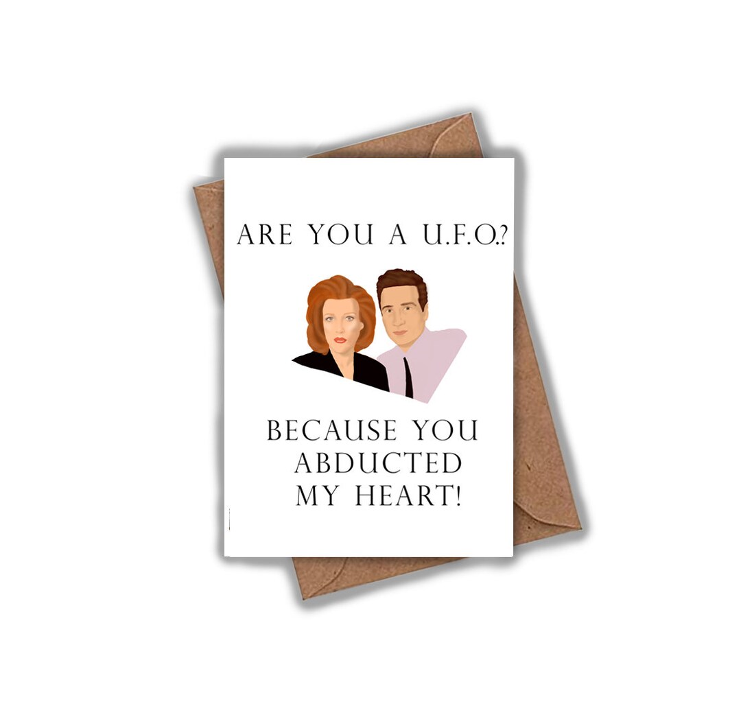 X Files Card - Etsy