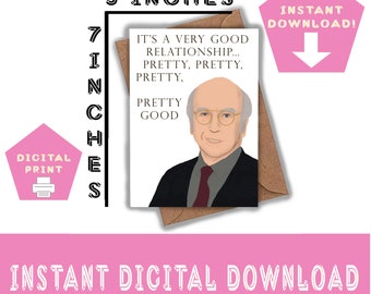 Larry David Greeting Card - Etsy