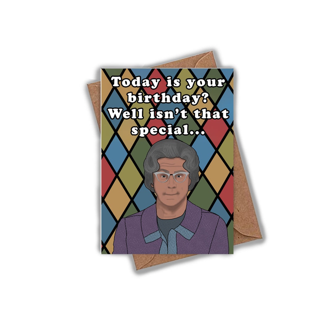 The Church Lady Birthday Card - Etsy