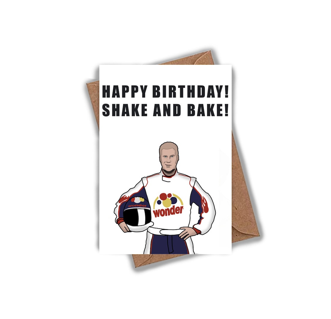Ricky Bobby Birthday Card - Etsy