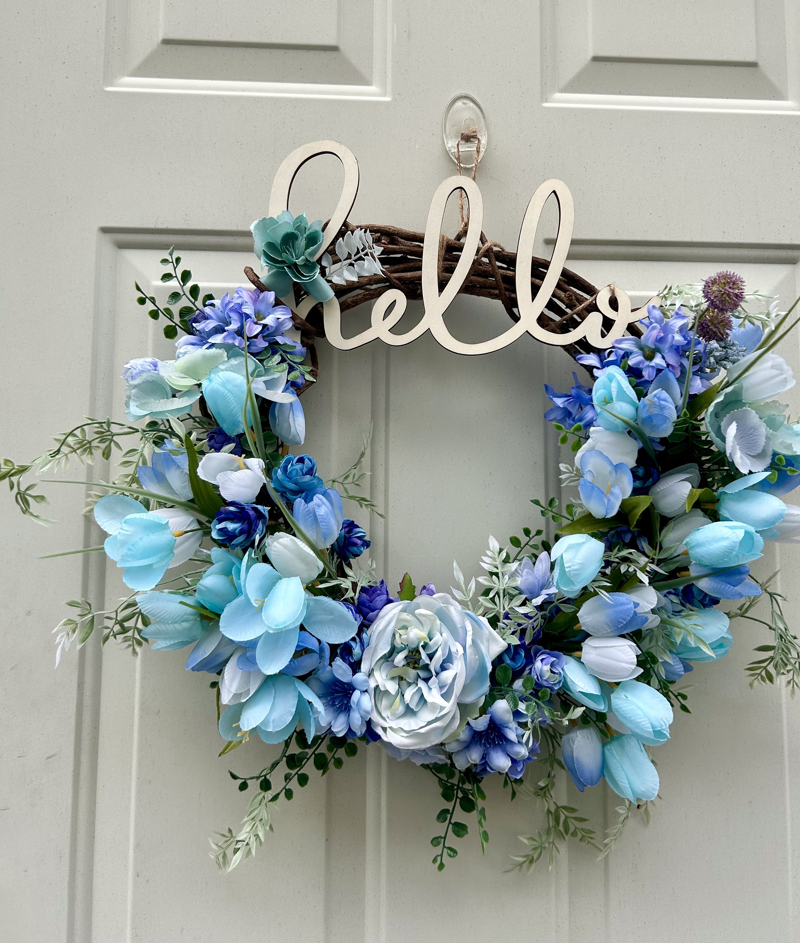 Spring /summer, All-seasons Front Door Wreath - Etsy