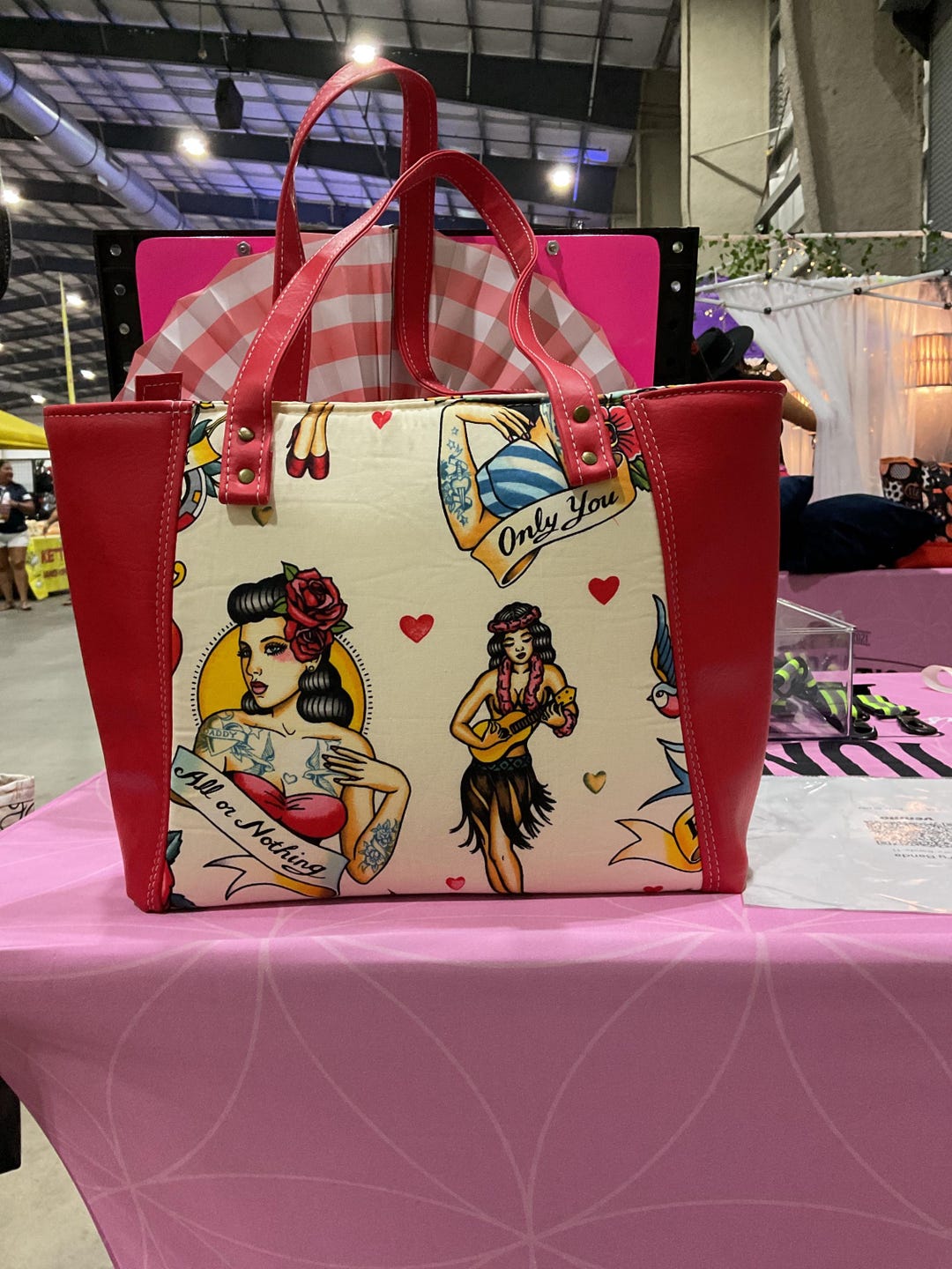 Pin up Bag Tattoos Red - Etsy