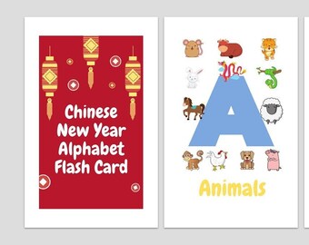 New Year Flash Cards - Etsy
