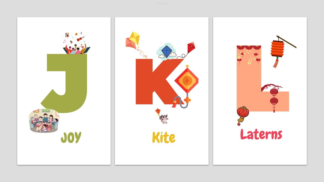 Hand Made Chinese New Year Alphabet Flash Cards - Digital Download With ...