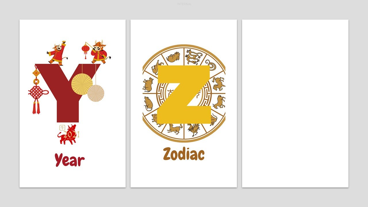 Hand Made Chinese New Year Alphabet Flash Cards - Digital Download With ...