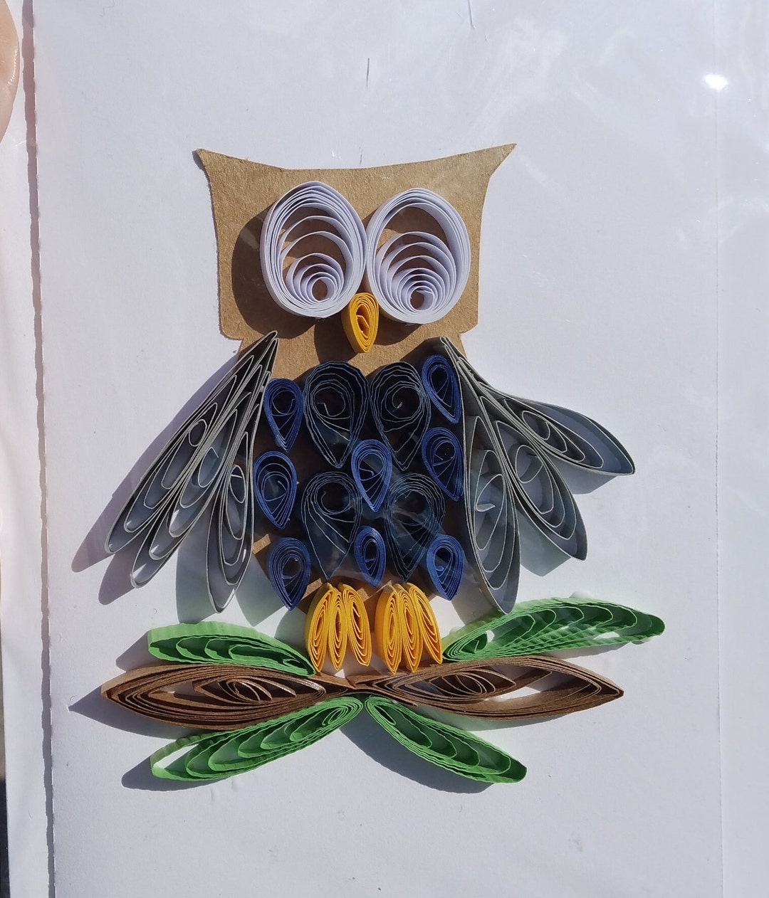 Quilled Owl Template - SVG, JPG - Etsy