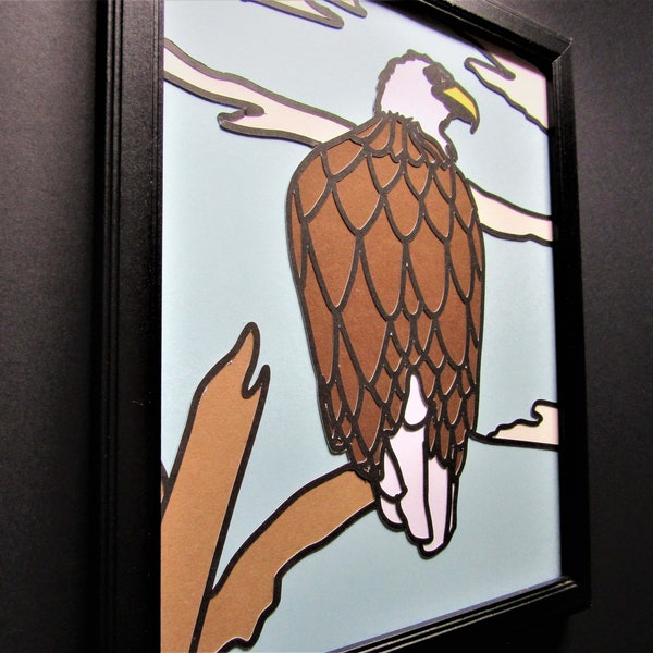 Paper Cutout Eagle - Etsy