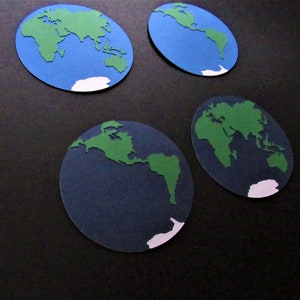 Earth Cutout - 2D and 2 Sided, Svg - Etsy