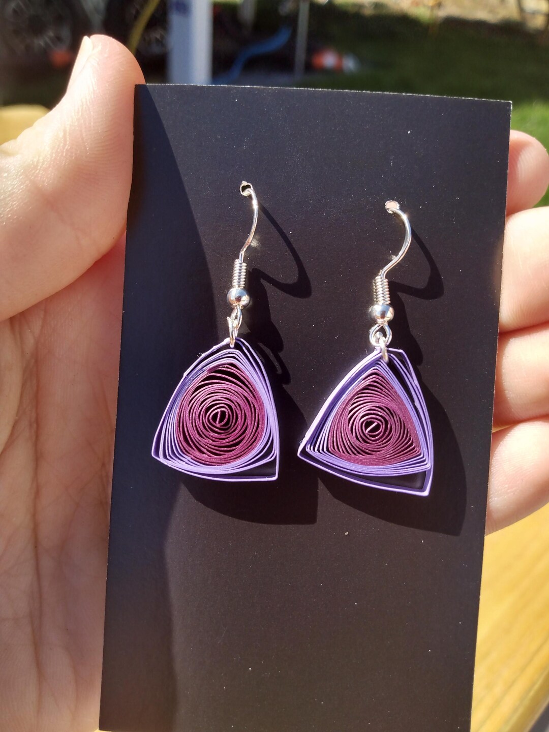 Vortex Quilled Paper Earrings - Etsy