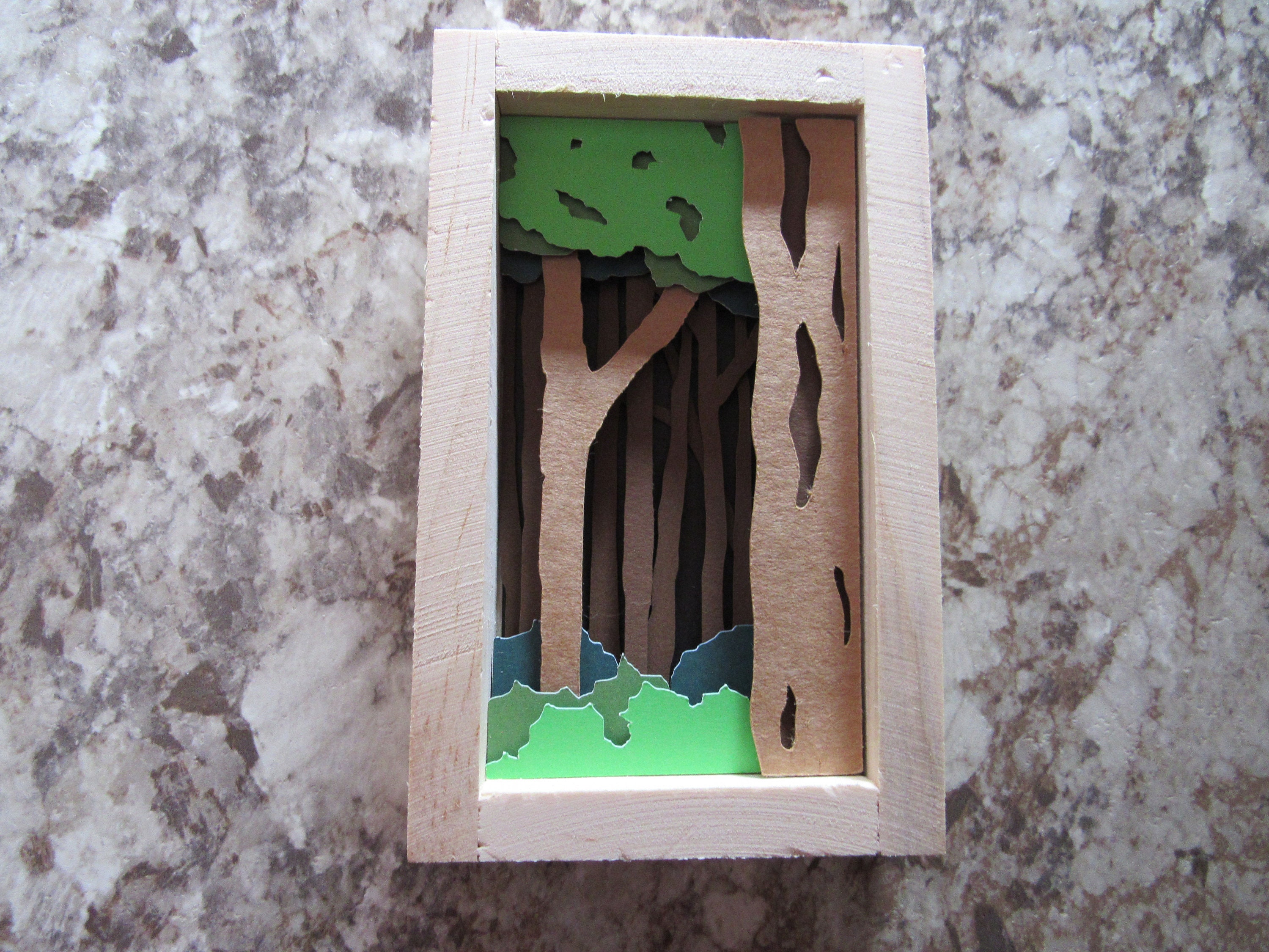 5x3 Forest Shadowbox SVG - Etsy