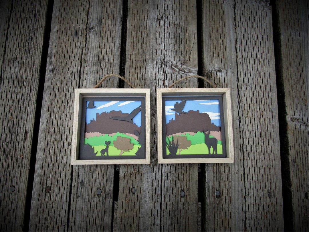 Desert Square Shadowbox - Arizona- or Desert-themed - All 3 Designs ...