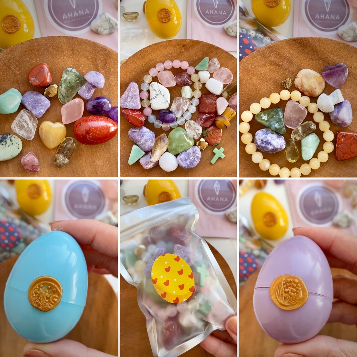 NEW Easter Egg Crystal Scoops Spring Themed Premium Surprise Crystal ...