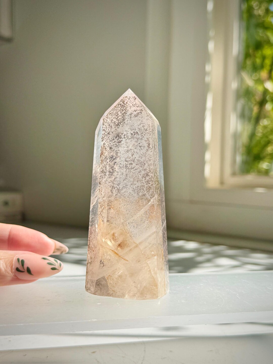 Highly Intricate Dendritic Crystal Tower Quartz Dendritic Tree Pattern ...