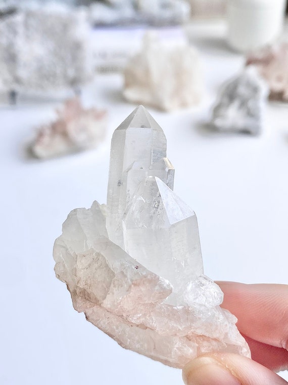 Small Himalayan Quartz Cluster 65g 2.3oz 7cm 2.75 | Etsy