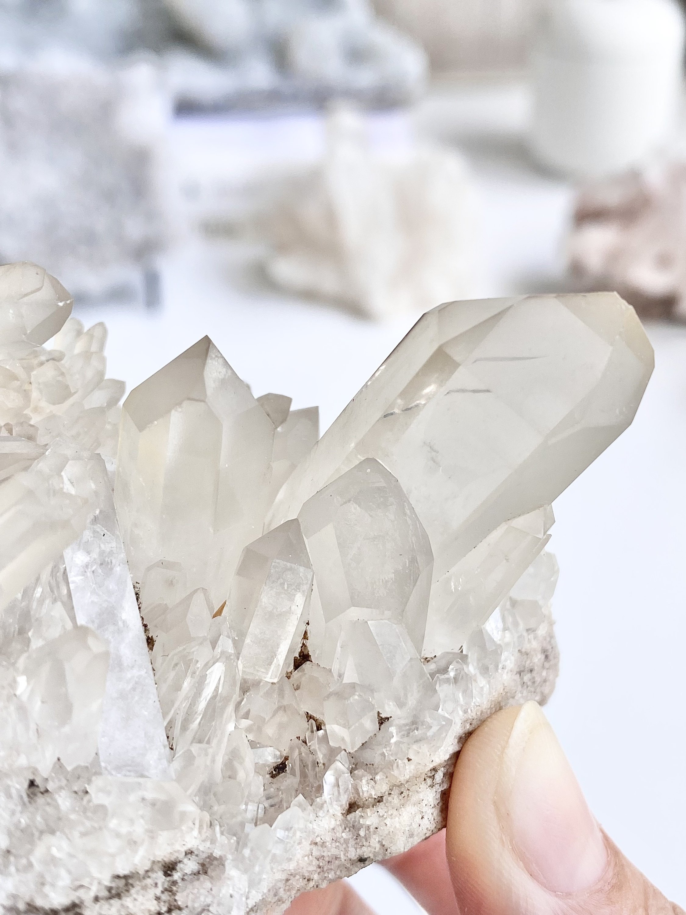 Himalayan Quartz Cluster 280g 9.8oz 10cm 3.9" Light Golden Lemurian ...
