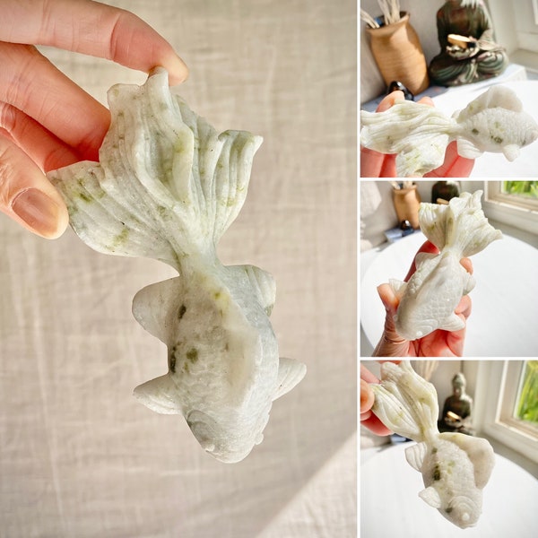 Jade Goldfish - Etsy