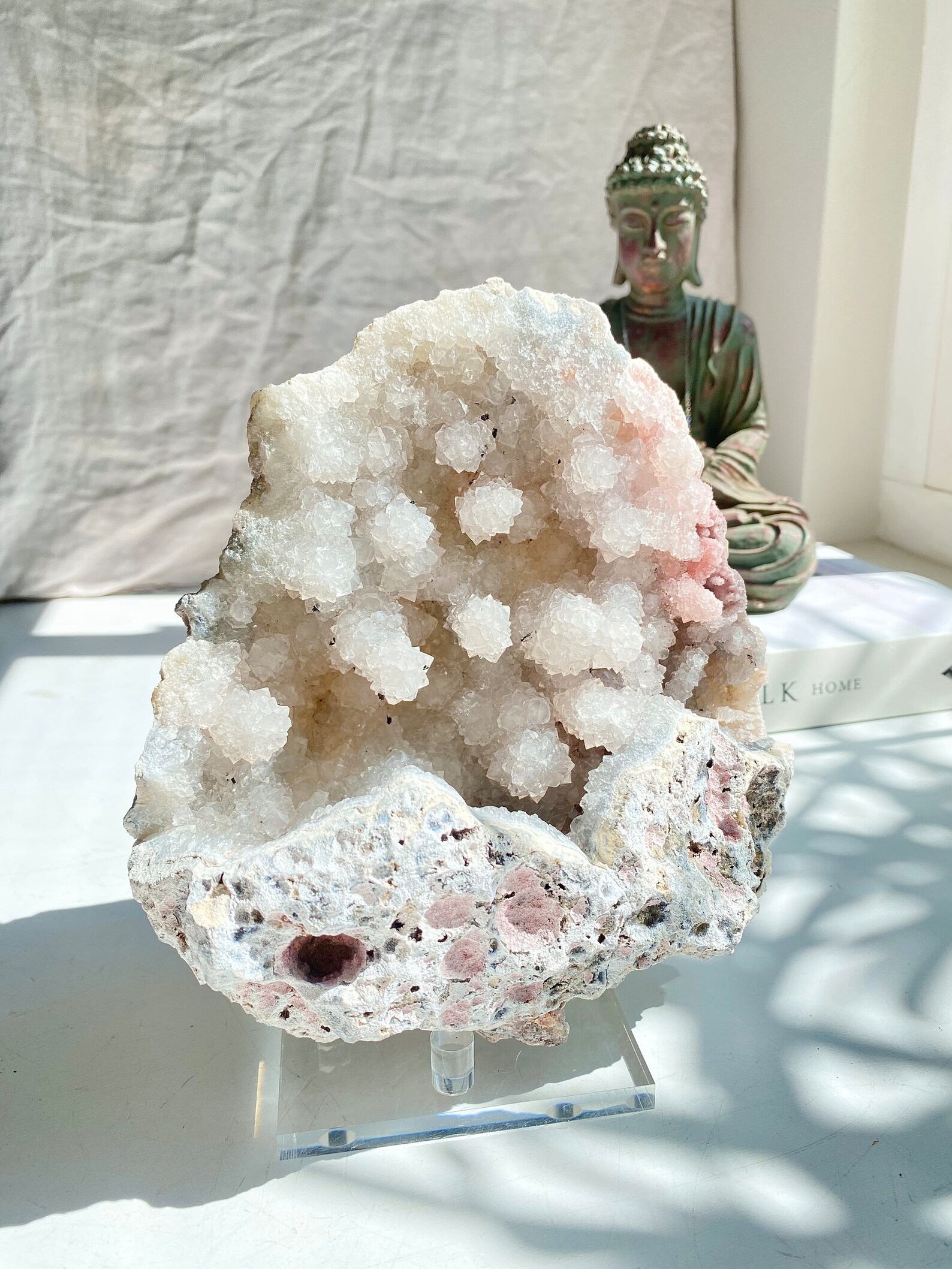 Large Stalactite Quartz Geode Cave Cluster 1608g 15x14x5cm 56.7oz 5.9x5 ...
