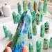 Beautiful Blue Green Turquoise Phoenix Crystal Towers 6-9cm 50-100g ...