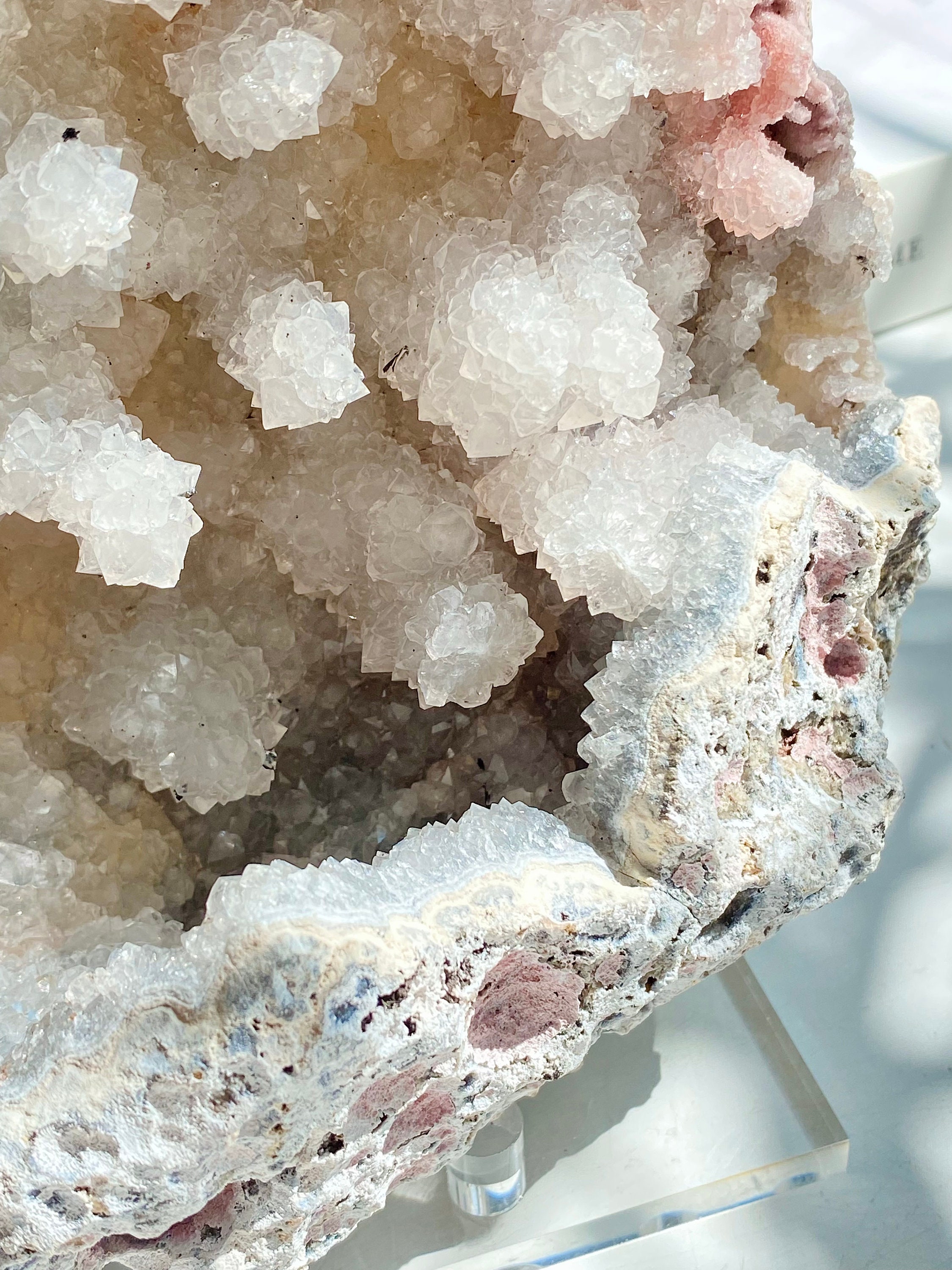 Large Stalactite Quartz Geode Cave Cluster 1608g 15x14x5cm 56.7oz 5.9x5 ...