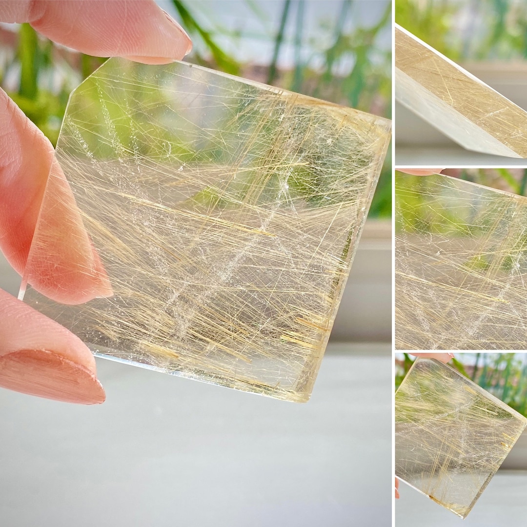 Super Transparent Fine Gold Rutile Superbly Clear Quartz Inclusion ...