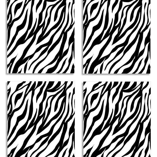 Zebra Print Decal - Etsy