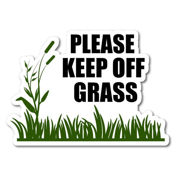 Keep off Grass Sign - Etsy