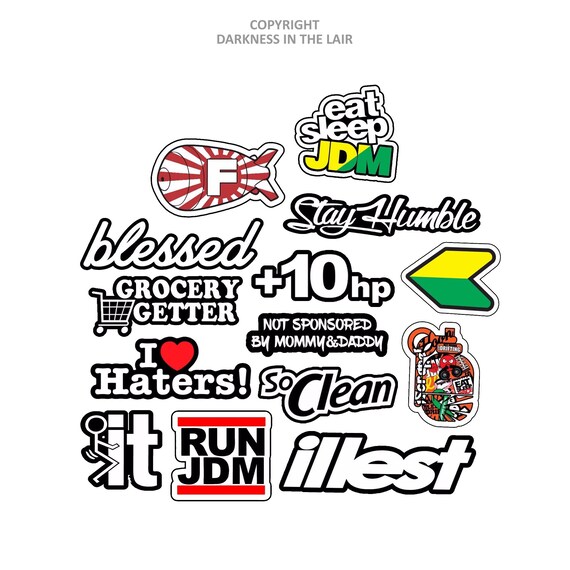 Jdm Honda Sticker Bomb