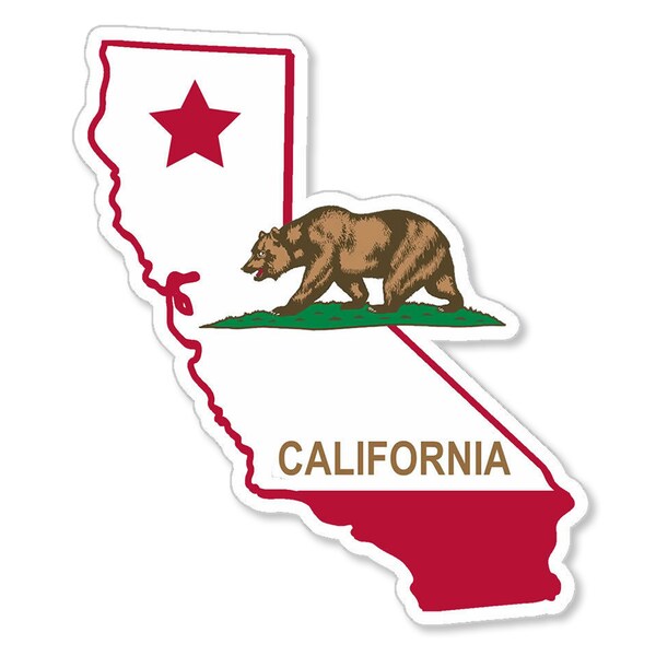 California Car Decal - Etsy