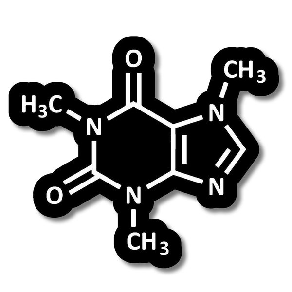 Molecule Sticker - Etsy