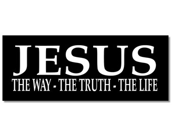 Jesus the Way Decal - Etsy