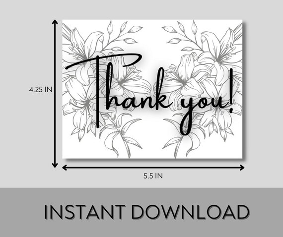 Tarjetas De Agradecimiento Para Imprimir En Blanco Y Negro Imágenes