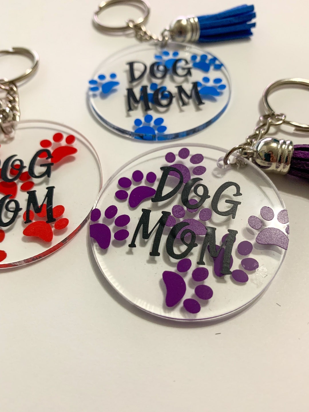 Customizable Round Key Chains - Etsy