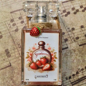 Strawberry Perfume Spray 1 Oz 30 Ml, Eau De Toilette With Red Berries ...