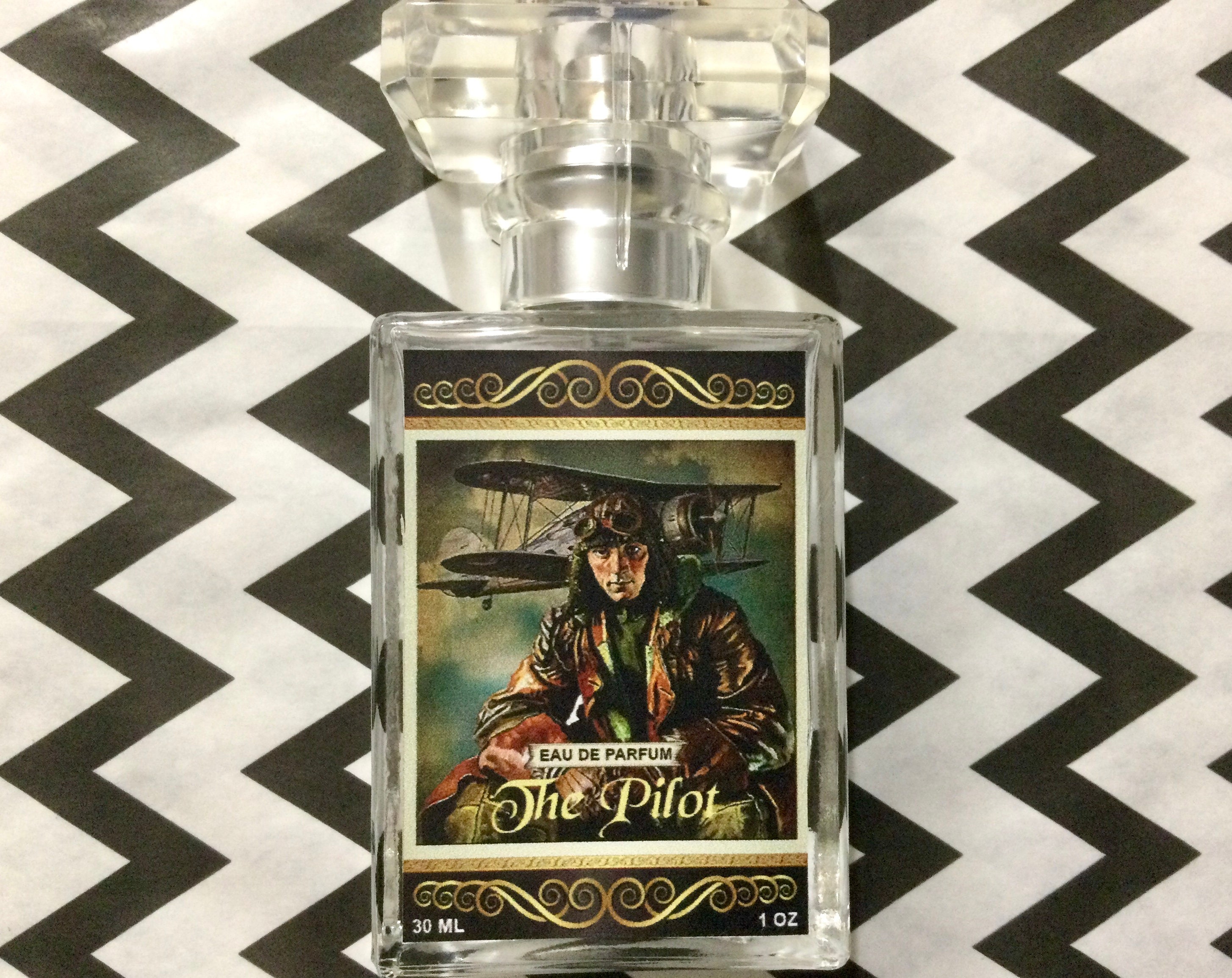 The Pilot Perfume for Men Handmade Vintage Style Retro Aviator - Etsy