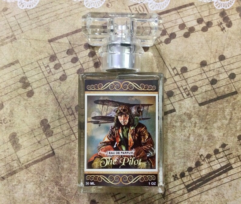 The Pilot Perfume for Men: Handmade Vintage Aviator Scent - Etsy