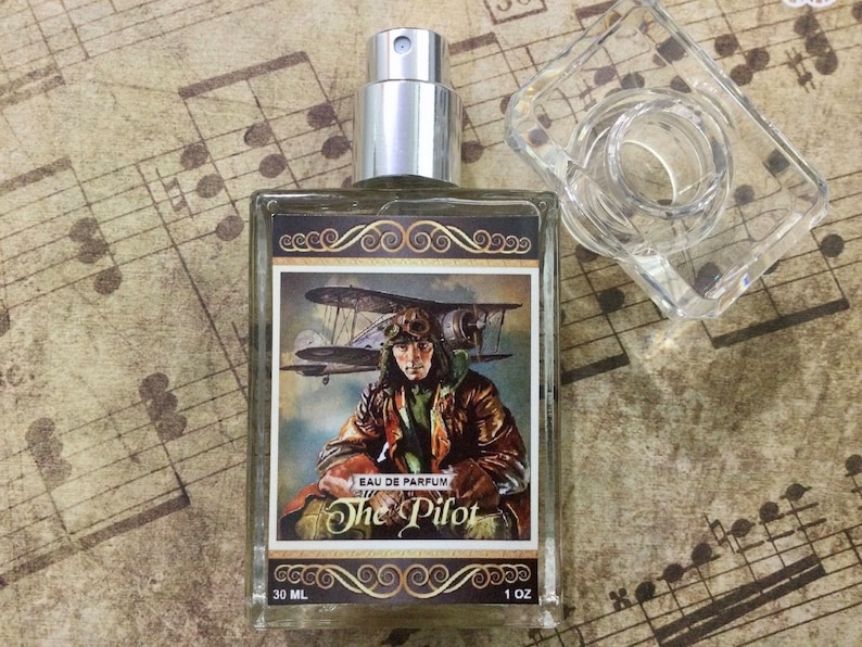 The Pilot Perfume for Men: Handmade Vintage Aviator Scent - Etsy