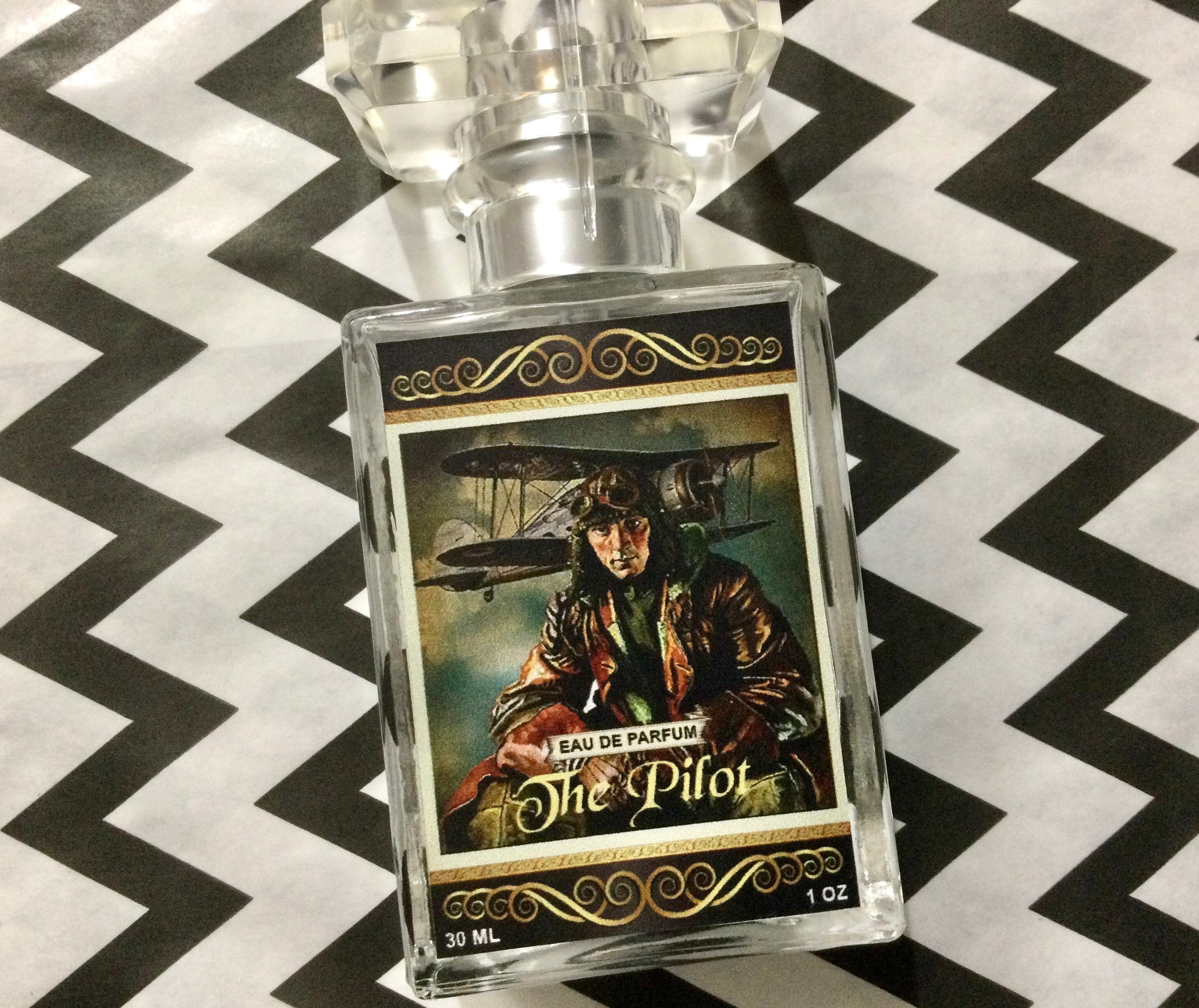 The Pilot Perfume for Men Handmade Vintage Style Retro Aviator - Etsy