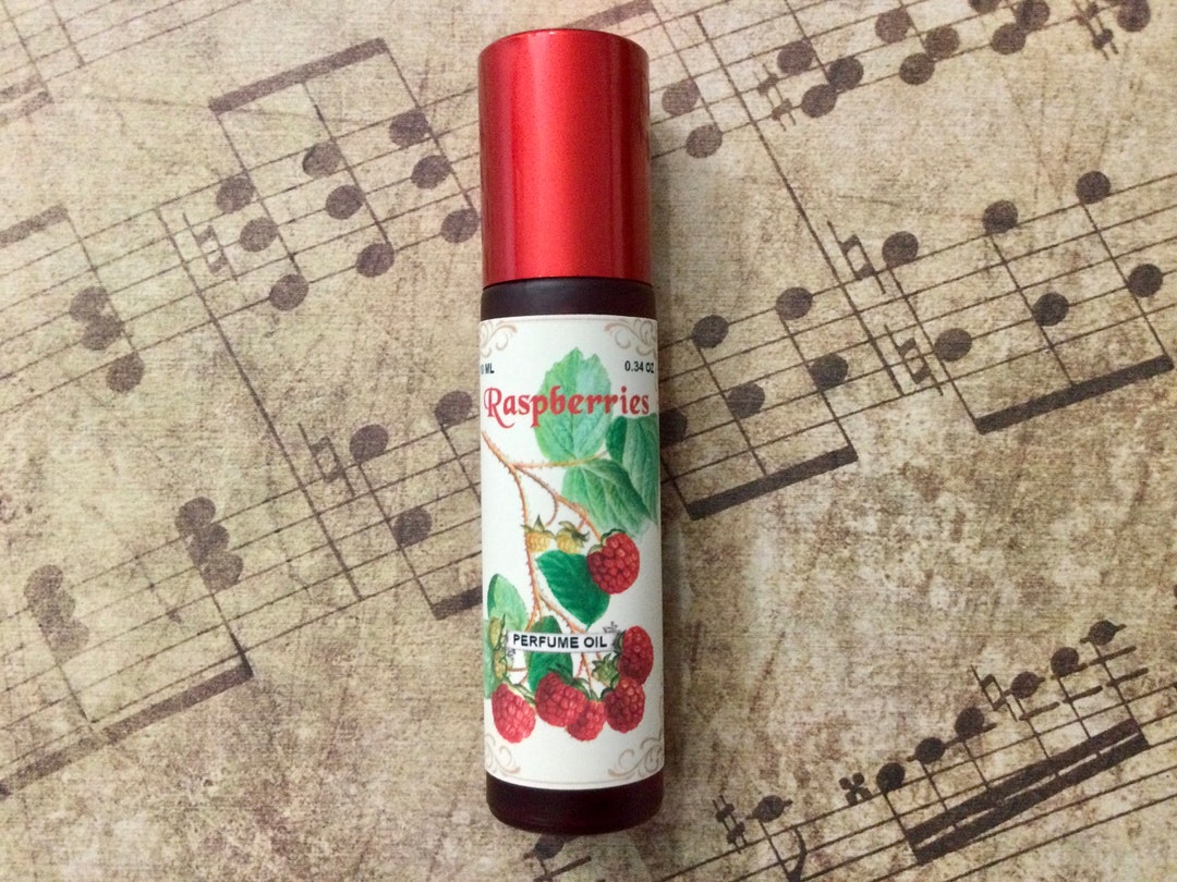Raspberries Perfume Oil Roll on Fruit Red Berries Rose Pomegranate Gift ...