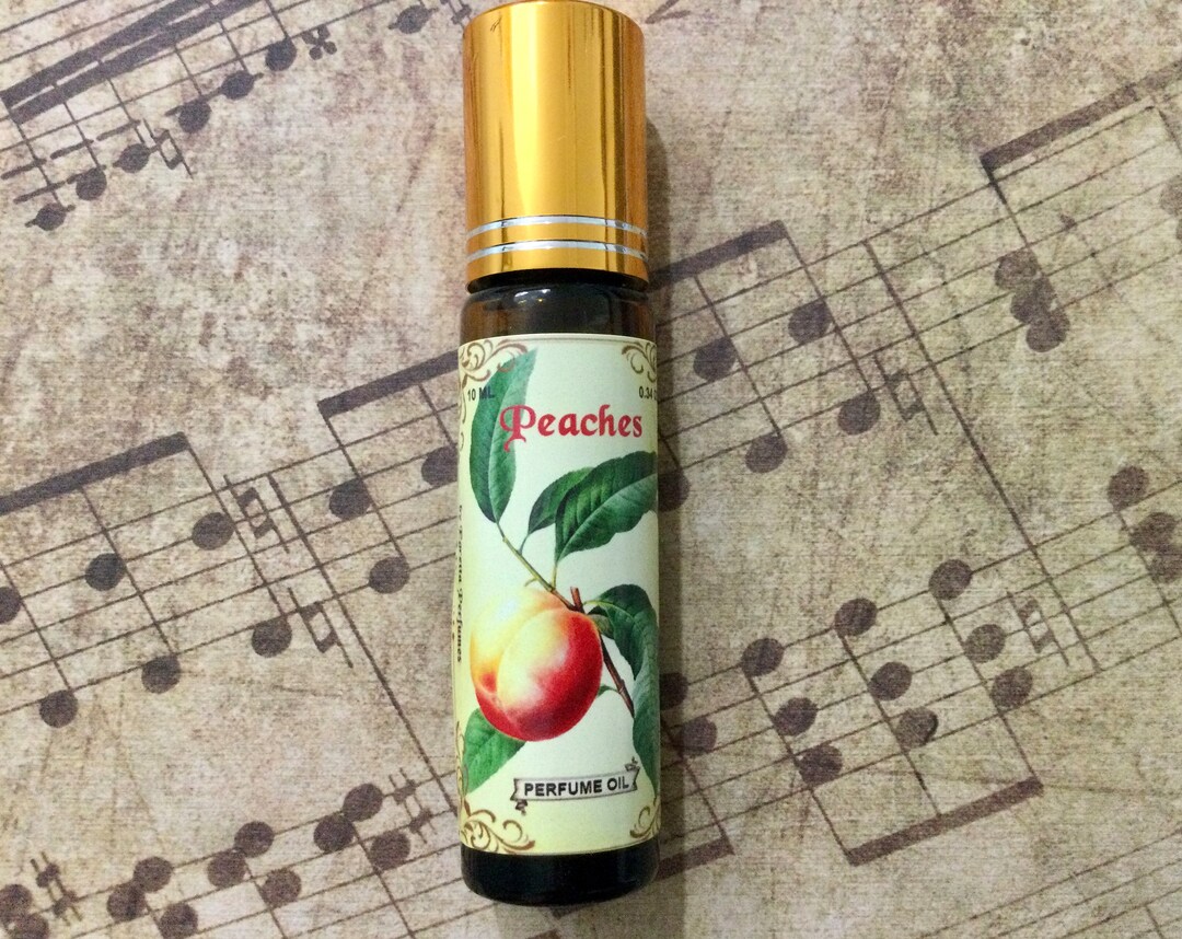 Peach Bellini Perfume Oil Roll On: Vintage Bubbly Scent - Etsy