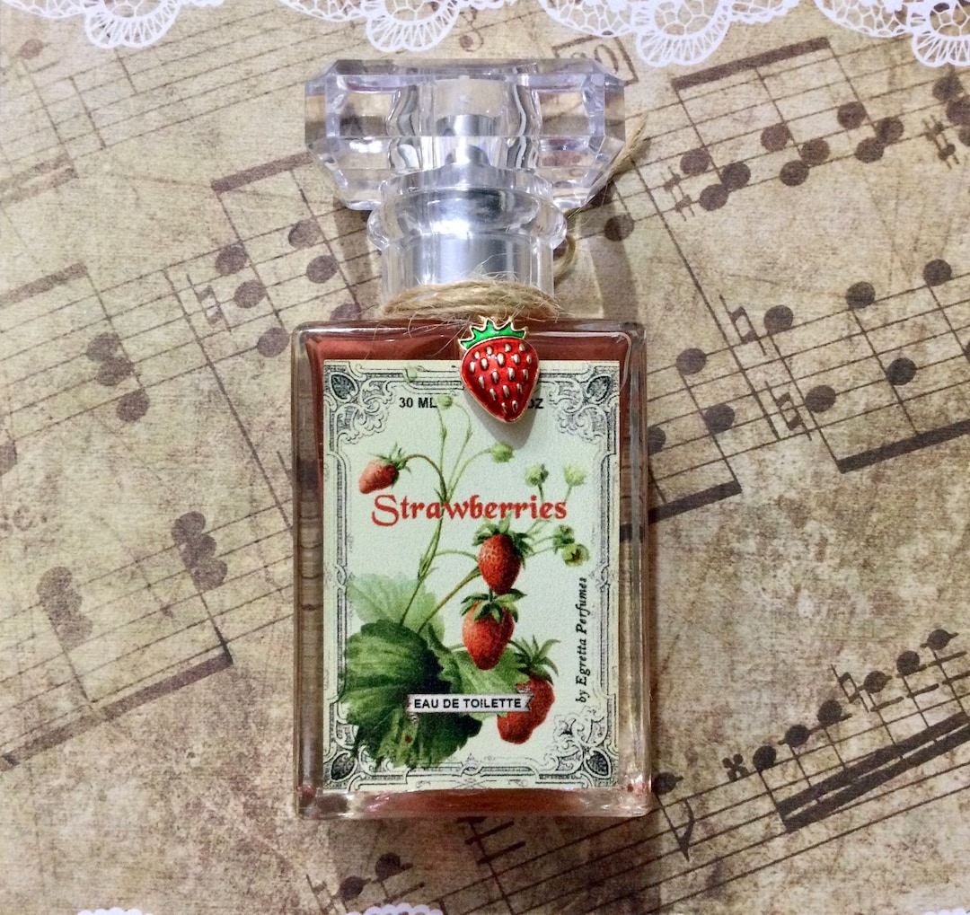 Strawberry Perfume Spray, Eau De Toilette With Red Berries ...