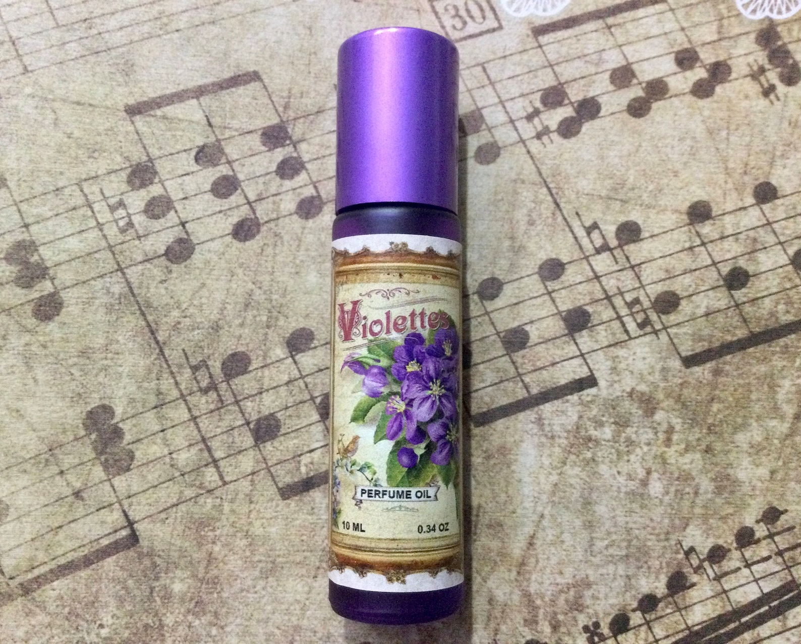 Violets Perfume Oil Roll On: Purple Florals Vintage Parfum - Etsy