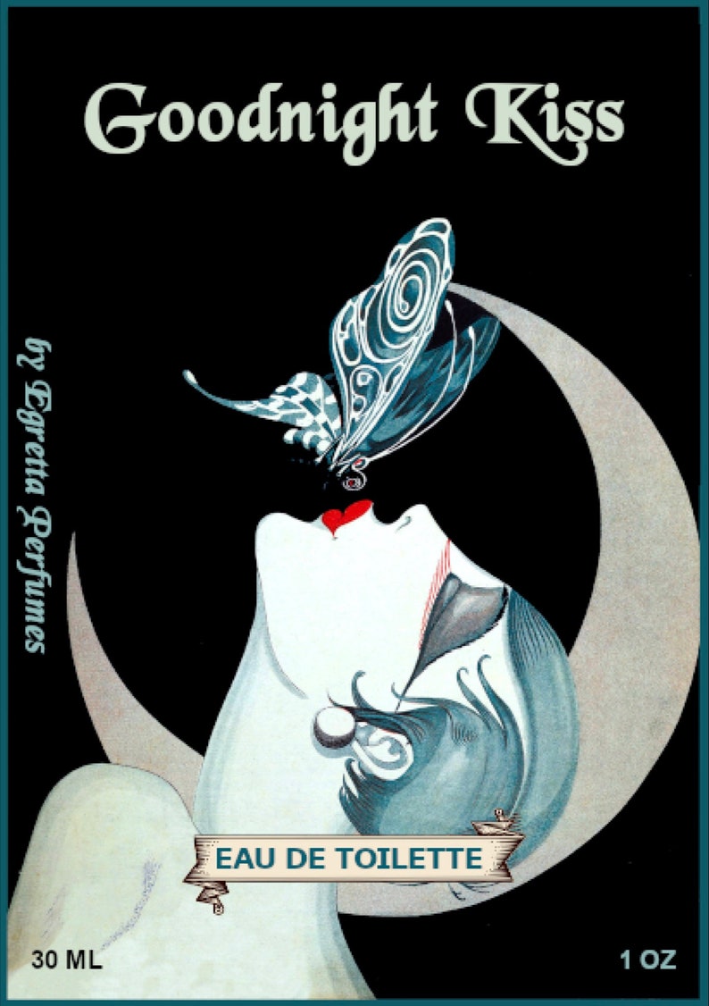Art Deco "goodnight Kiss" Perfume Spray: Apple, Plum & Cranberry Eau De ...