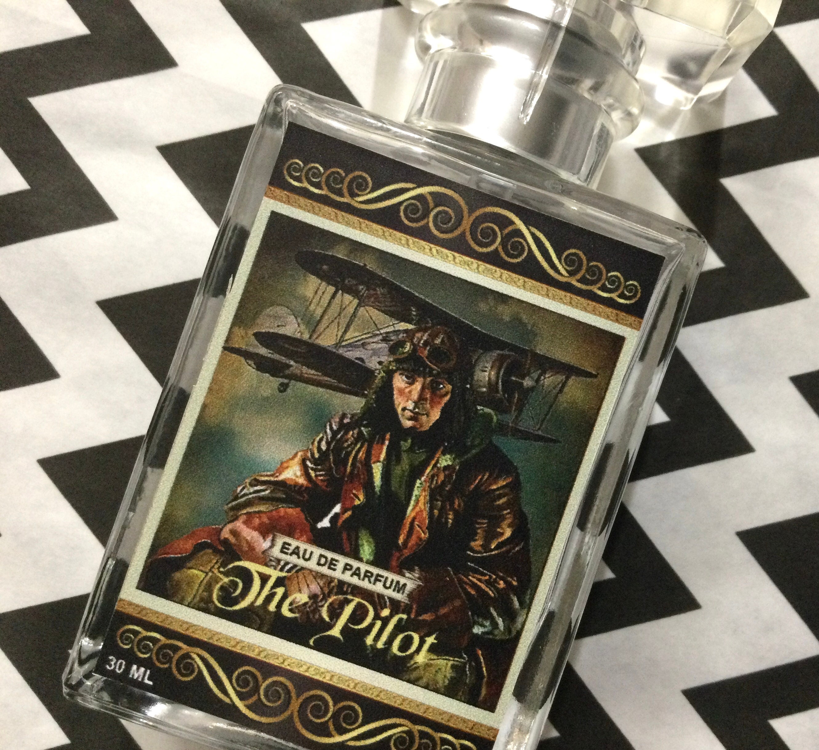 The Pilot Perfume for Men Handmade Vintage Style Retro Aviator - Etsy