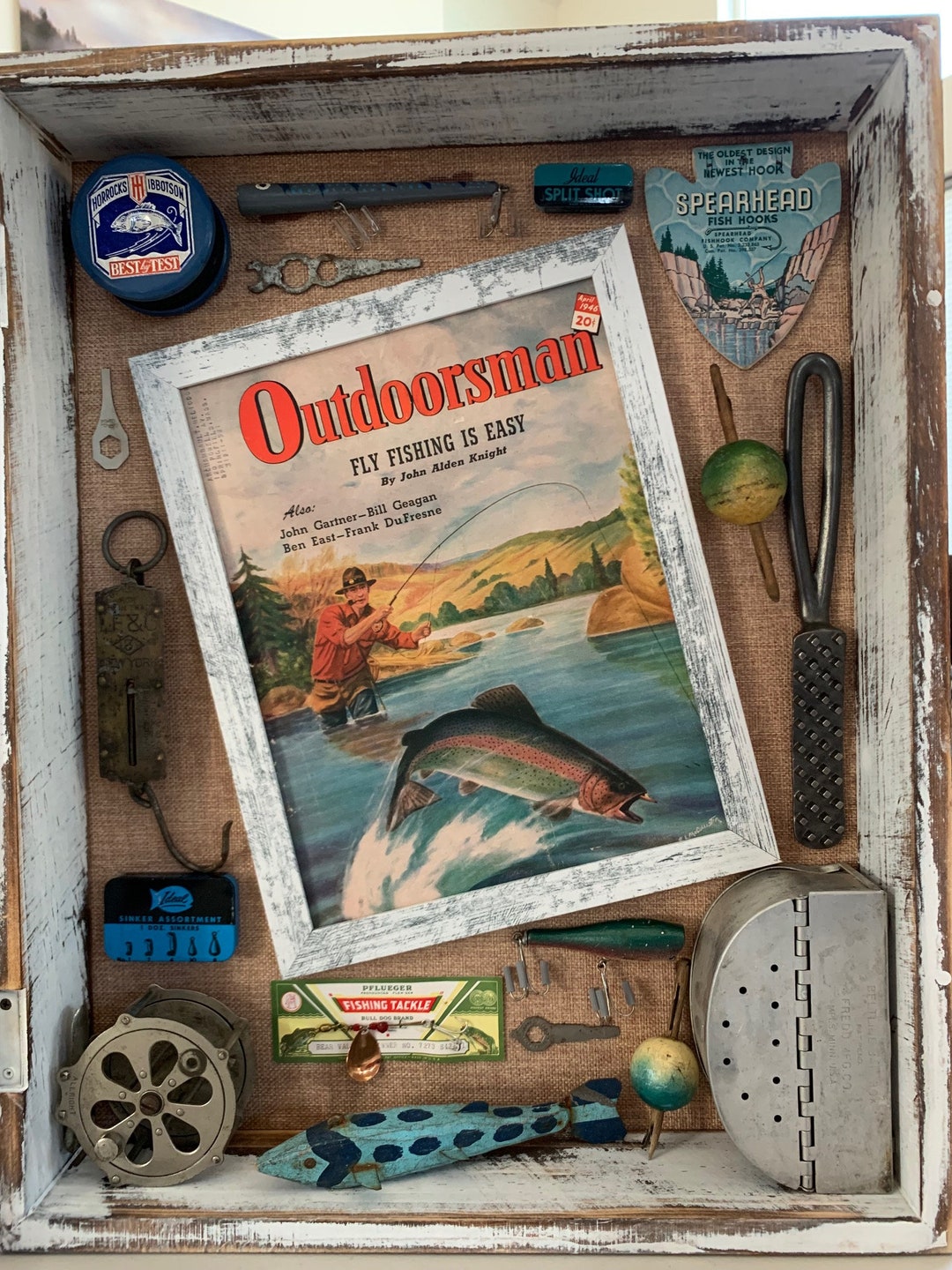 Custom - Made to Order - Fishing Shadow Box - Etsy
