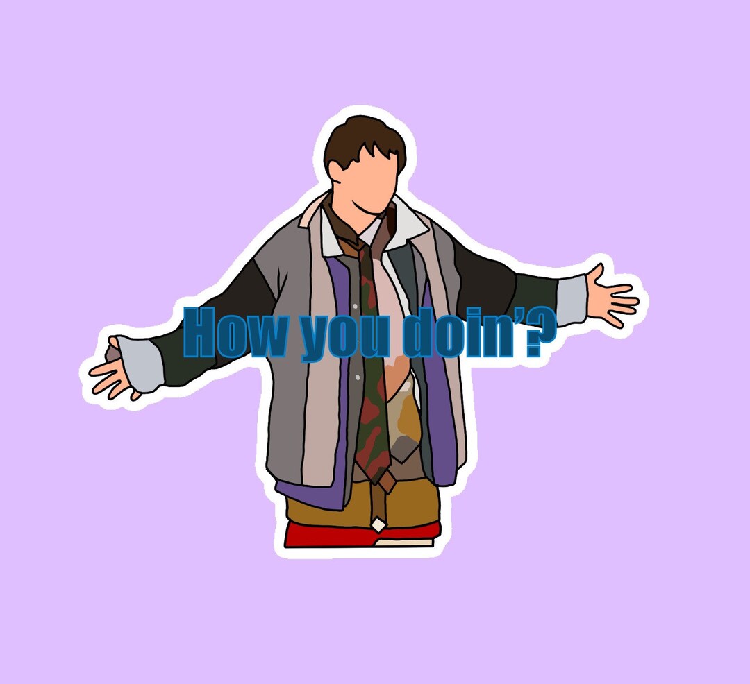 FRIENDS Tv Series Stickers Friends Gifts: Ross Sticker, Rachel Sticker ...
