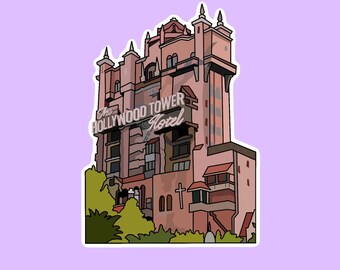 Tower of Terror Sticker - Etsy