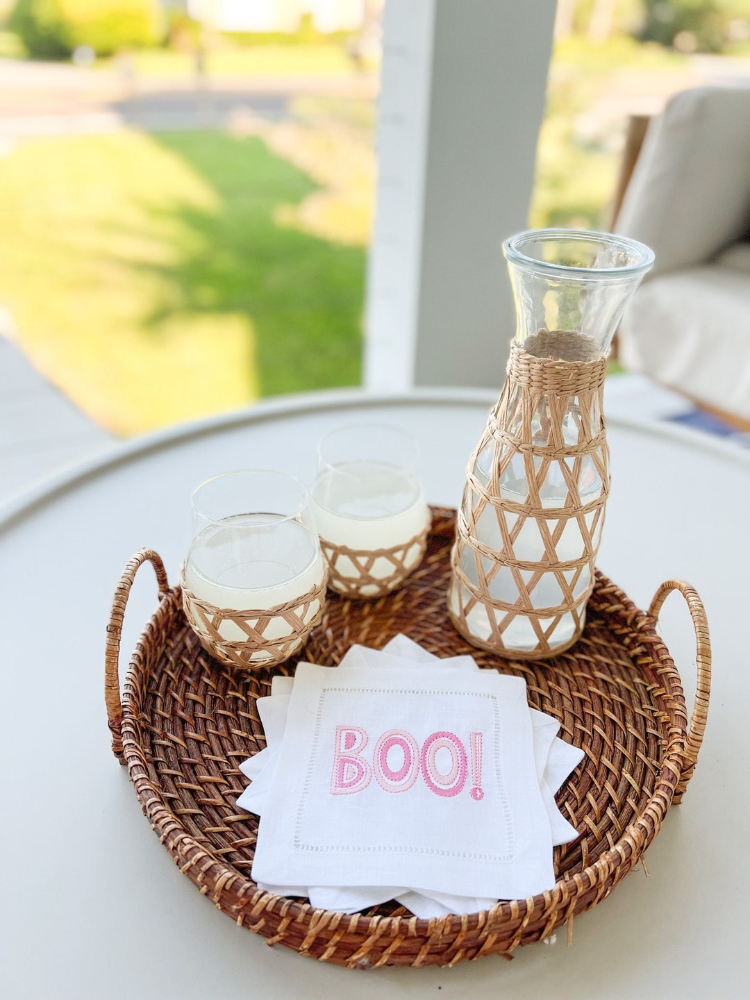 Boo Cocktail Napkins Fall Cocktail Napkins Halloween Cocktail Napkins ...