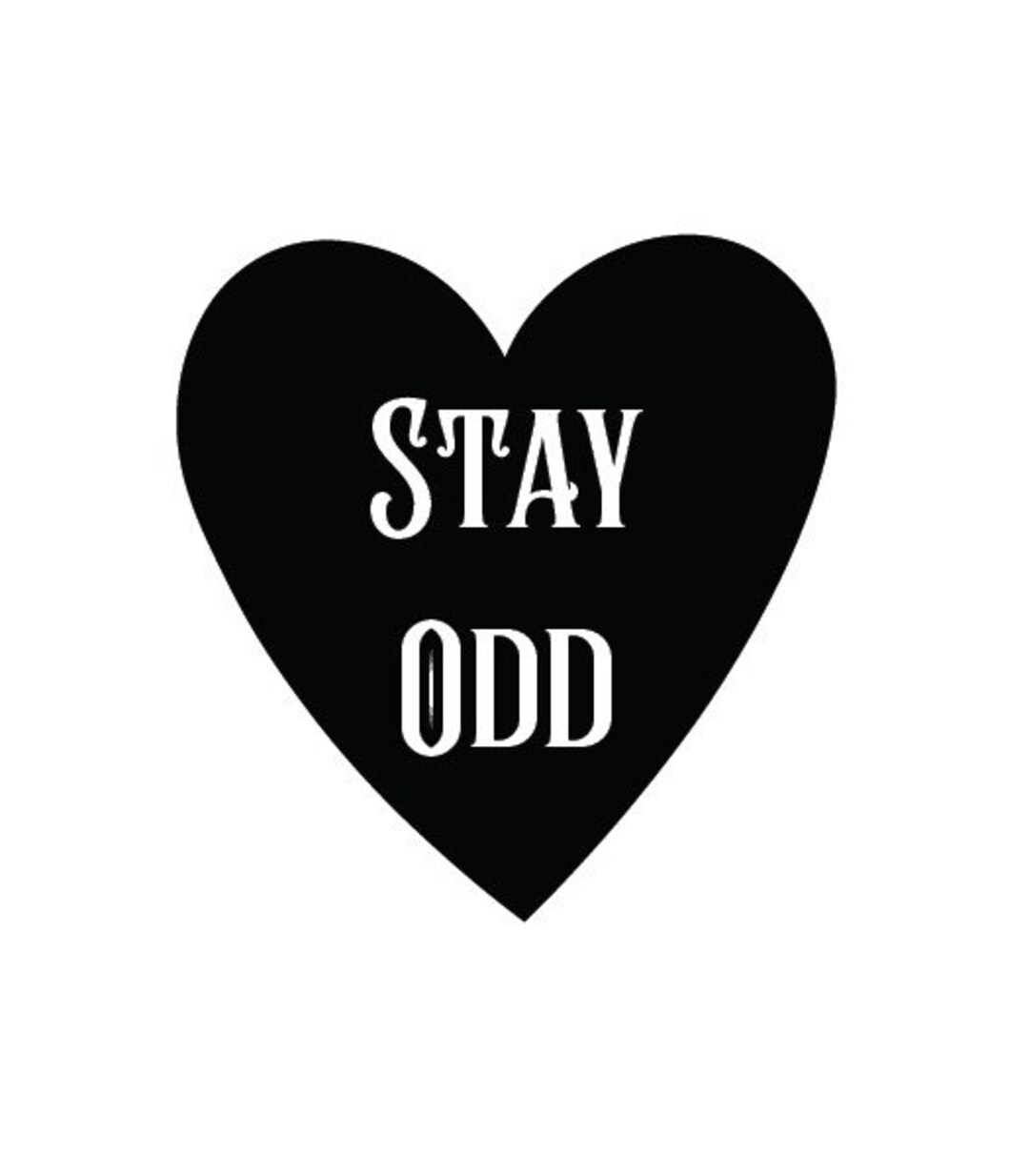 Stay Odd Sticker - Etsy