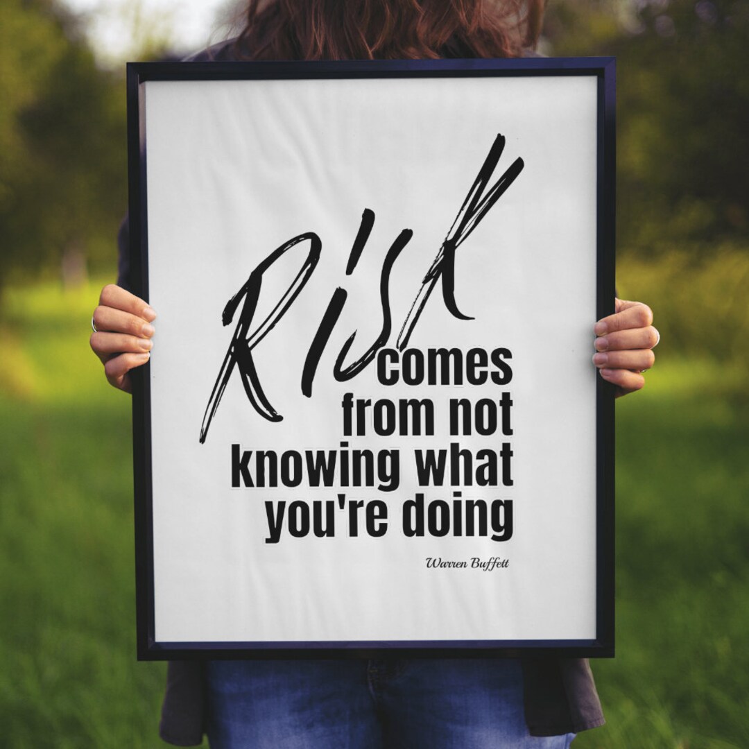 Risk in Life and Business Buffett Quotes, Sales Motivation Sayings ...