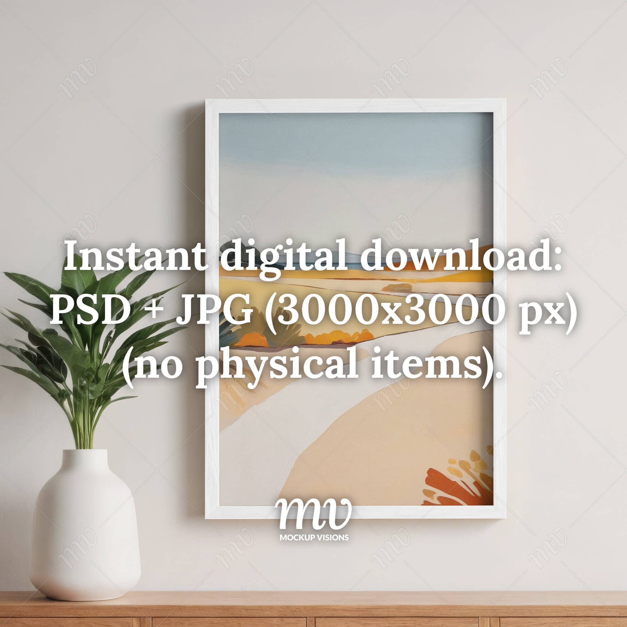 White Movable Frame PSD Mockup, 5:7 ISO A Ratio Vertical Art Mockup ...